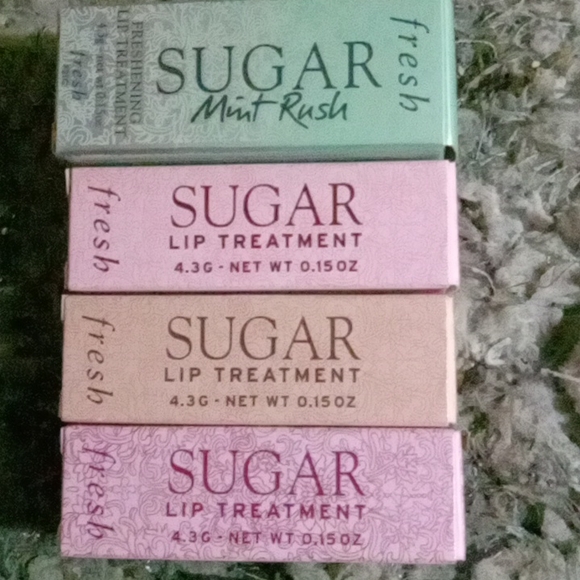 fresh | Makeup | Fresh 3 Sugar Lip Treatment Honey Petal Rose Mint Rush ...